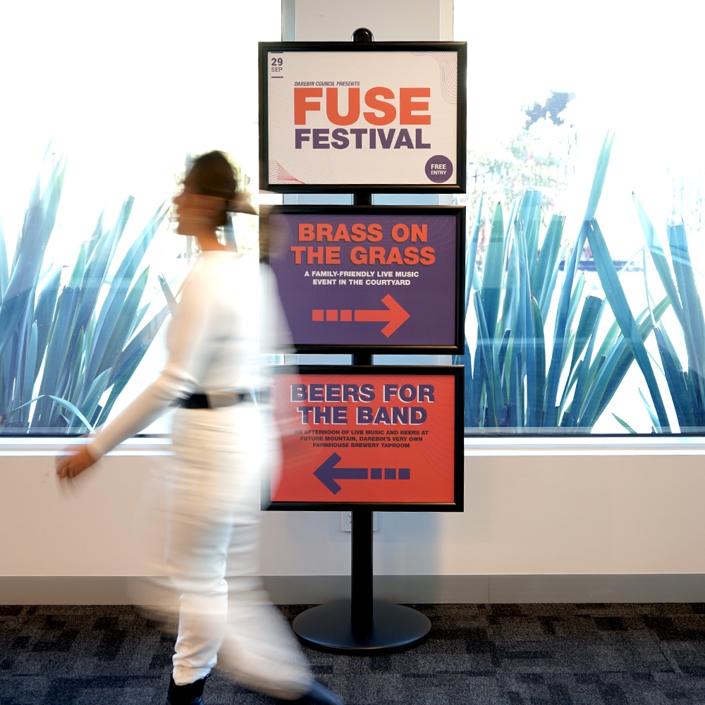 Free Standing Signs – (3) A2 Clip Frames – Ships Today!