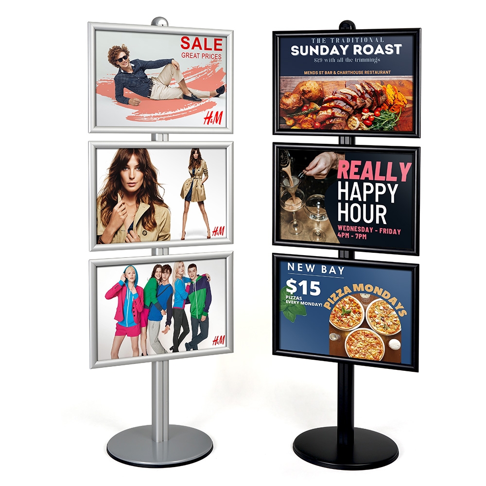 Self Standing Signs – (3) A2 Snapframes – Ships Today!