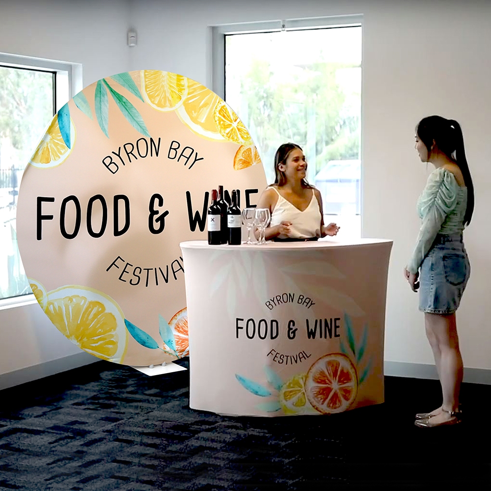 Trade Show Kits – Backdrop & Counter w/ Printing