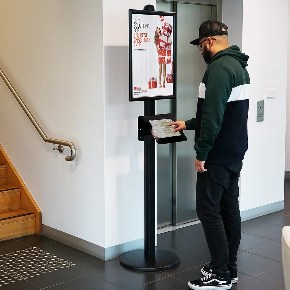 Secure Tablet Display Stand w/ A2 frame – 10.2" Apple iPad