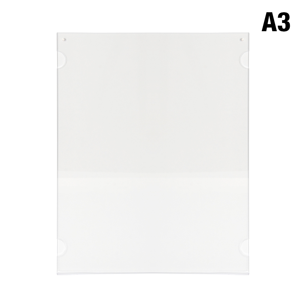 A3 Acrylic Poster Holder for Cable System – Portrait