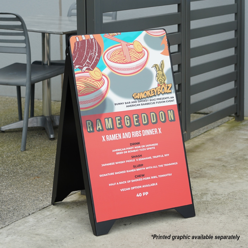 Plastic A Frame Signs – 515 x 880mm – Ships Same Day!