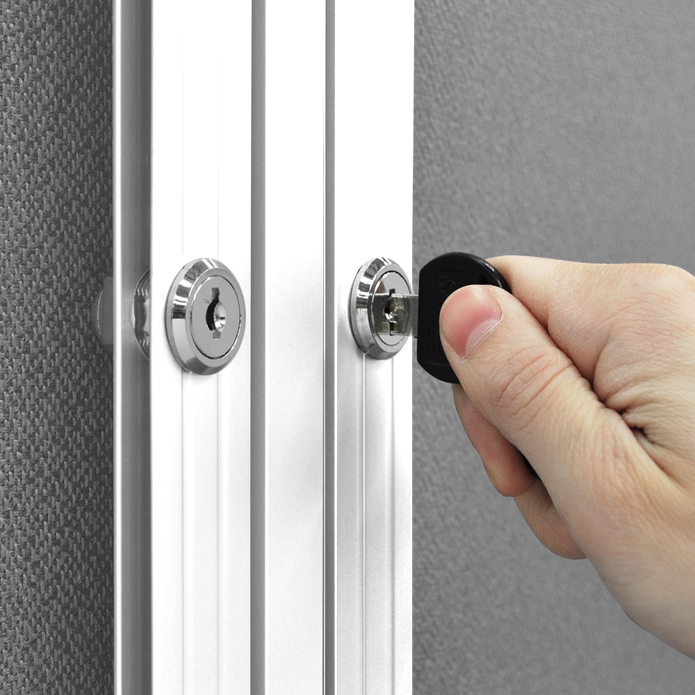 Office Notice Board – 1220 x 915mm w/ Locking Swing Doors