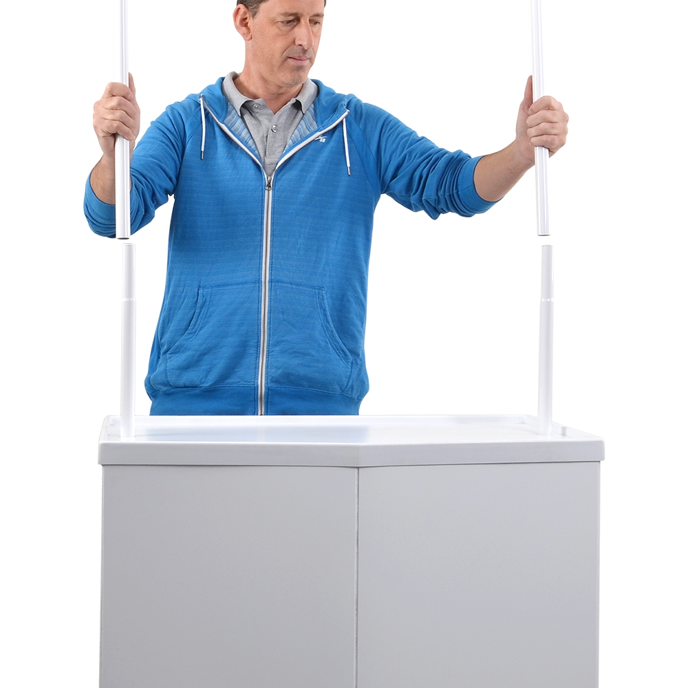 This Display Counter is Lightweight & Portable. The Table is Quick to ...