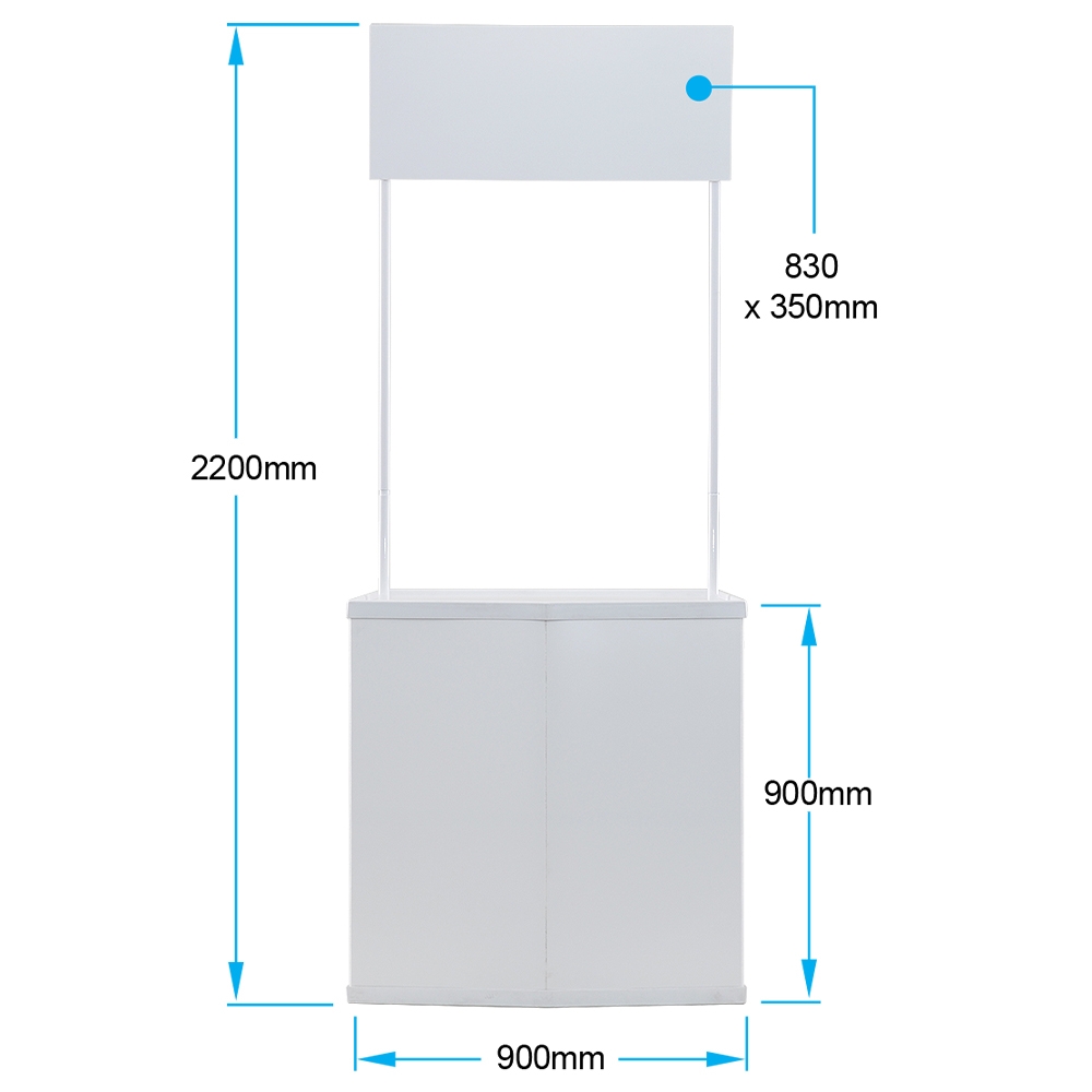 This Display Counter is Lightweight & Portable. The Table is Quick to ...