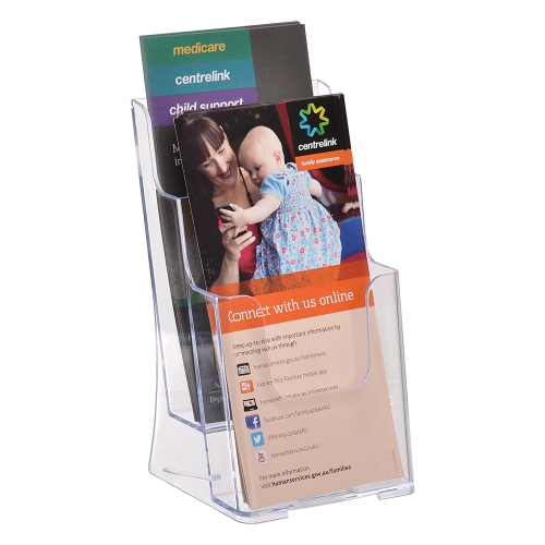 DL Multi Pocket Brochure Holder - Ships Same Day! ¦ Slimline Warehouse