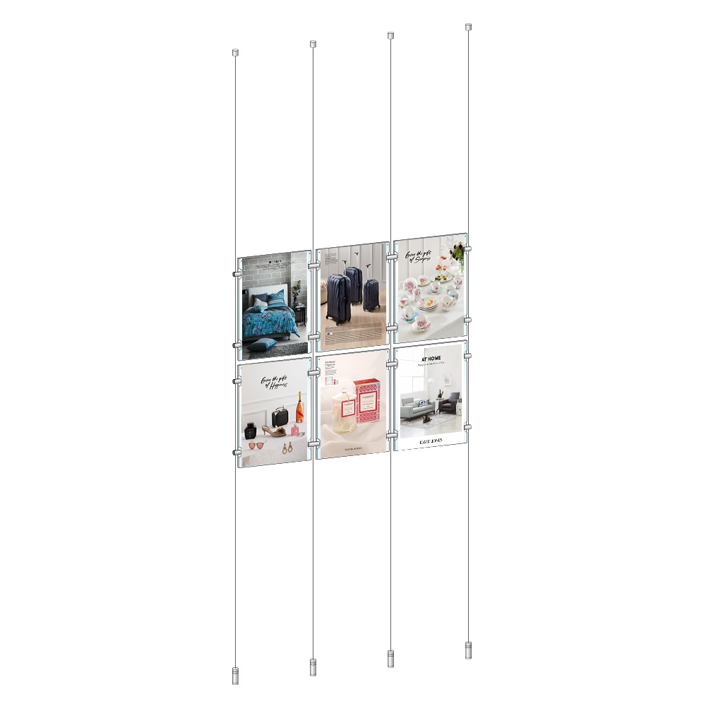 Floor to Ceiling Cable System – 6 Frames – Ships Today!