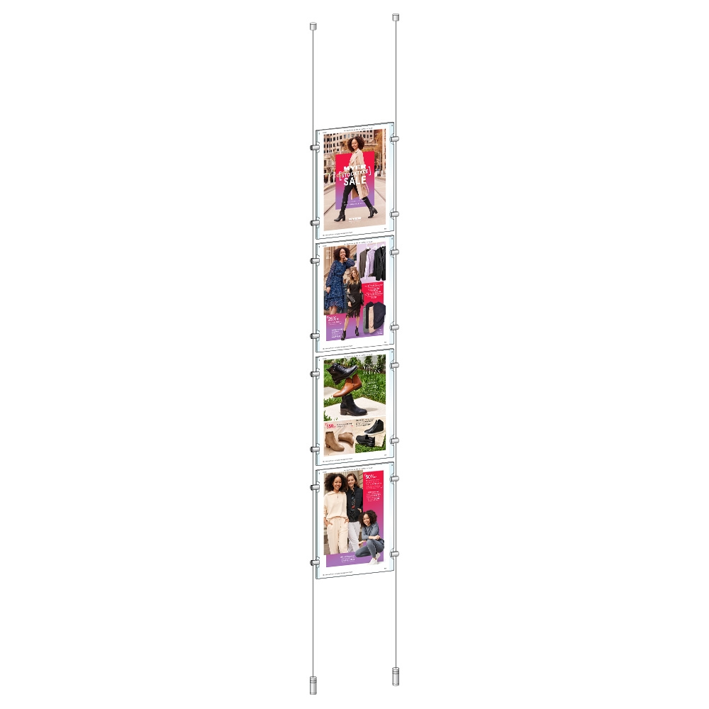 Real Estate Window Display – 4 A4 Frames – Ships Same Today!