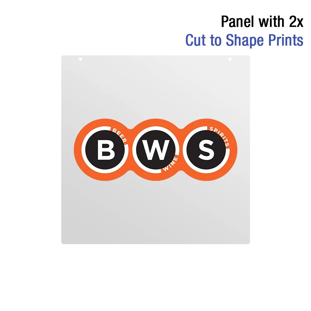 Aluminium Sign Panel – 45 x 45cm – Ships Same Day!