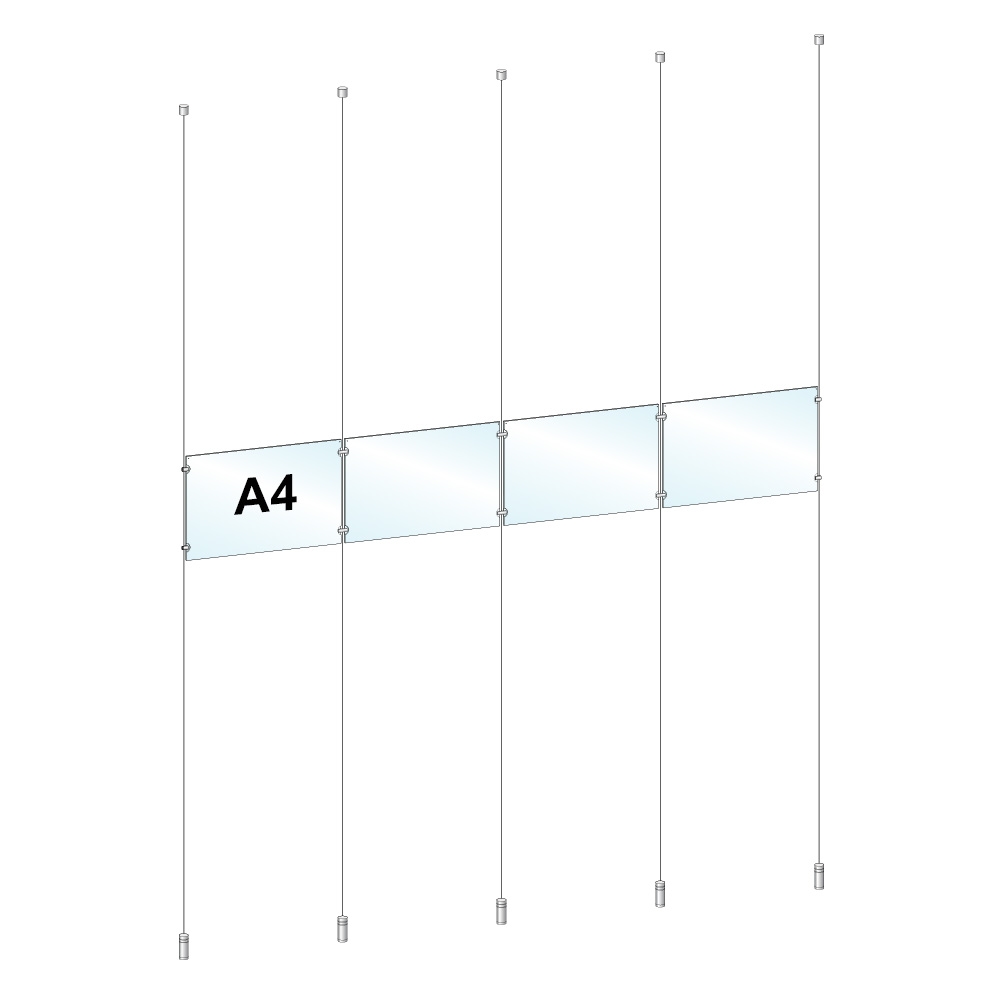 Hanging Cables for Signs – 4 A4 Frames – Ships Today!
