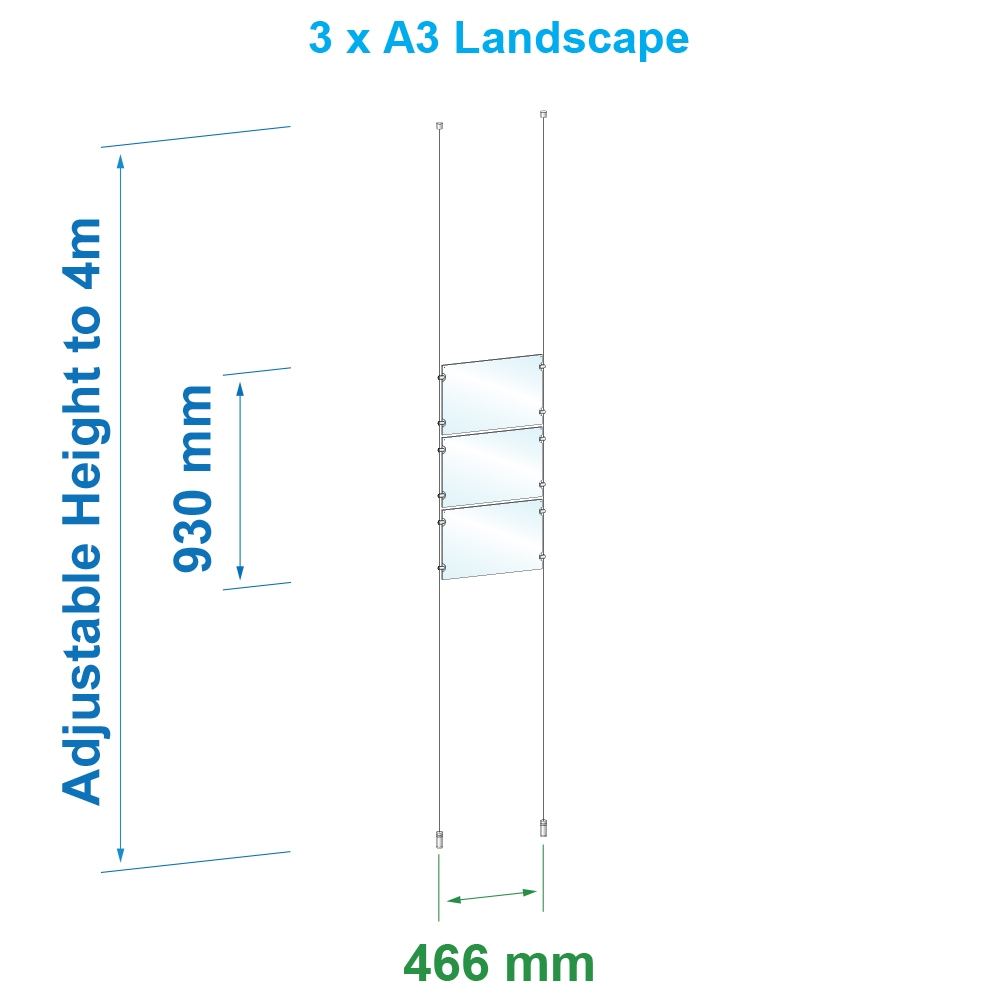 Cable Window Displays have up to 15 Graphics Across Promoting your ...