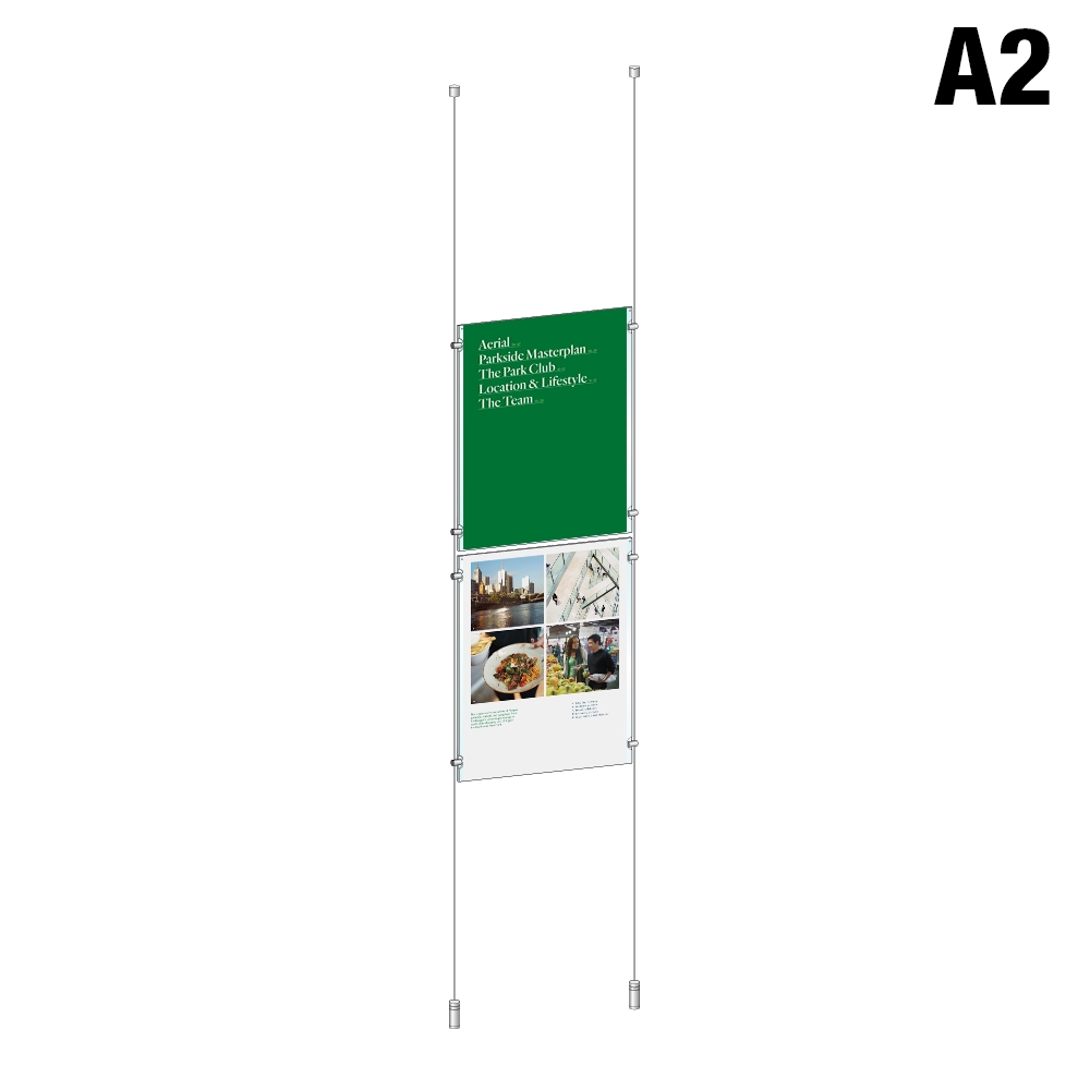 Real Estate Window Displays – 2 A2 Frames – Ships Today!