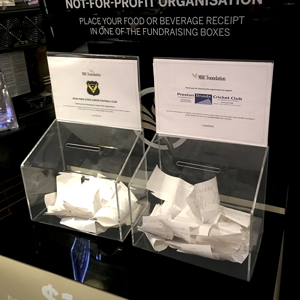 Acrylic Suggestion Box – A4 Header ¦ Slimline Warehouse - Lockable