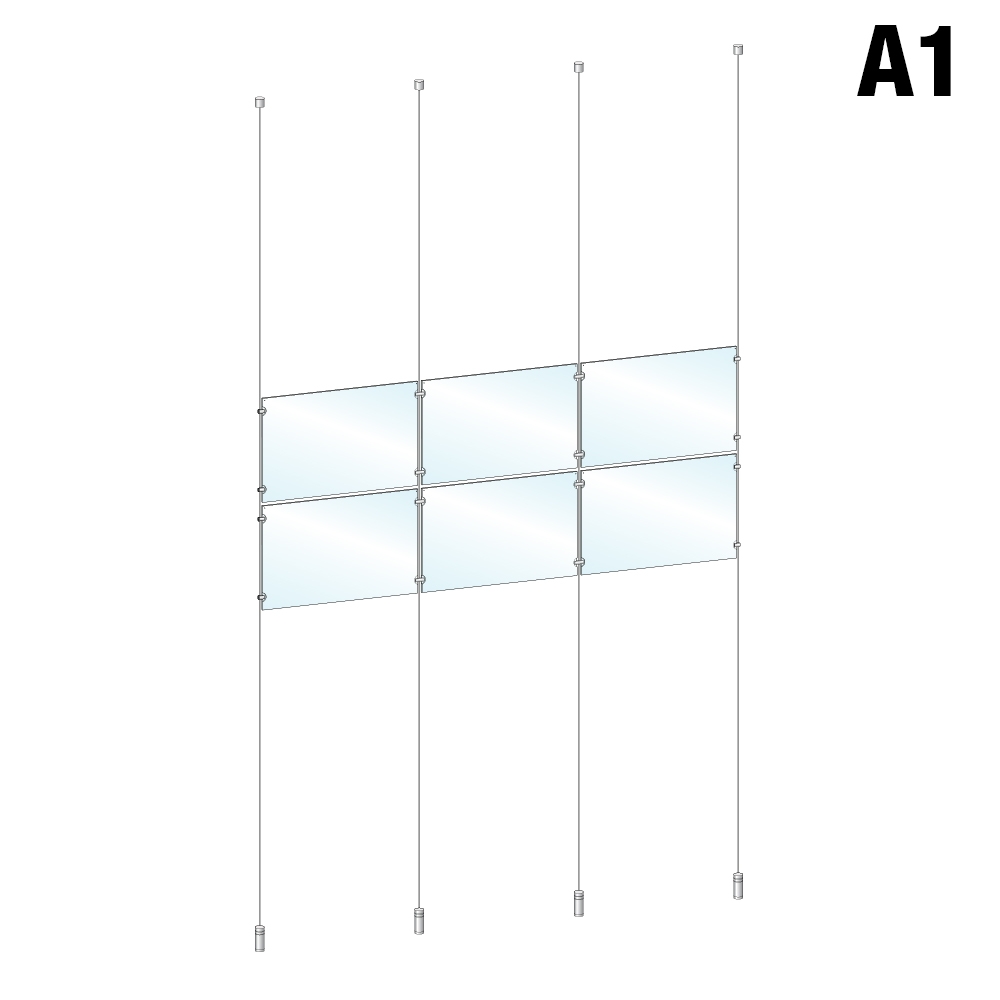 A1 Cable Hanging System –6 A1 Holders – Ships Same Day