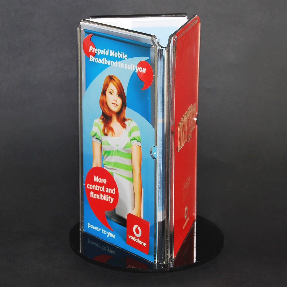 Table Menu Holder: Rotating stands for bistros & cafes. Buy Online Today!