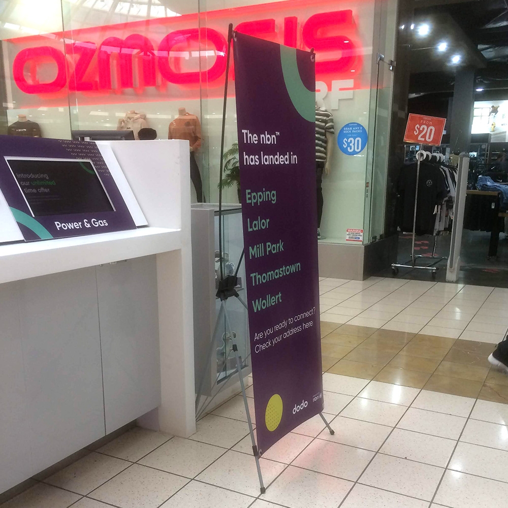 The Portable Display Banner is Made from Fibreglass & Aluminium for ...